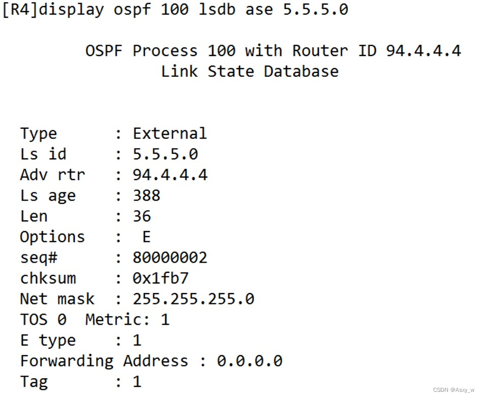 OSPF —LSA详解_强制下发的默认路由是几类lsa-CSDN博客