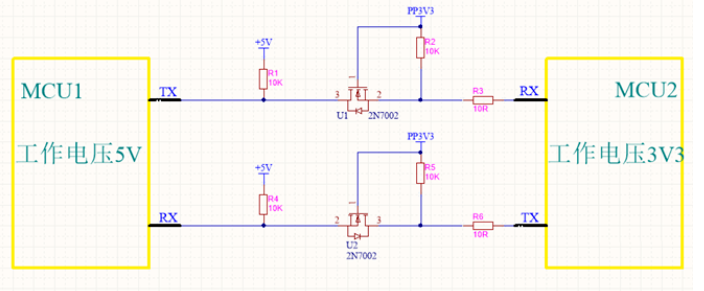 不同电平信号的MCU之间通信_mcu之间的通信-CSDN博客
