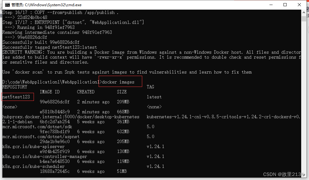 docker部署.net5项目（Windows和Linux）_docker 安装net5-CSDN博客