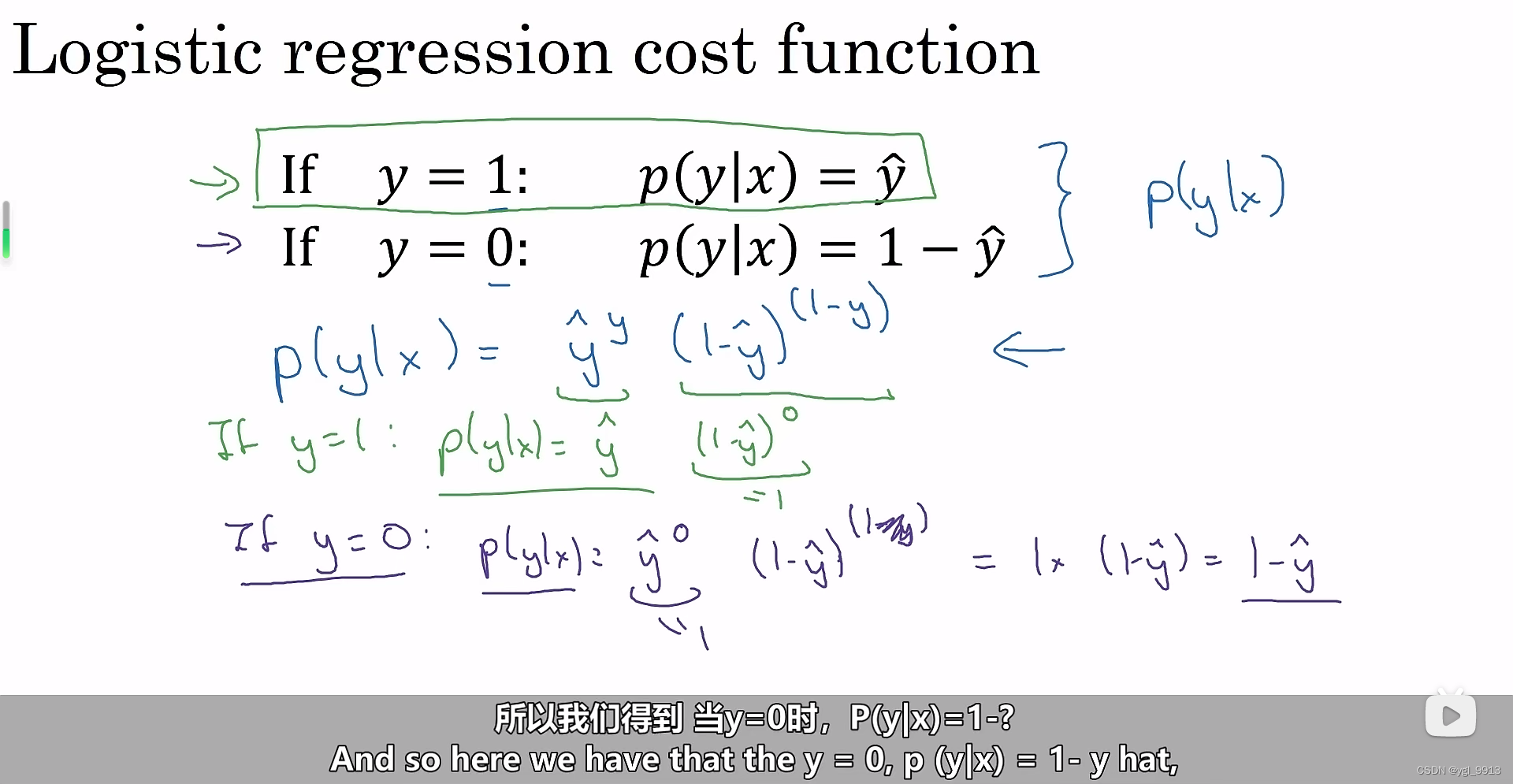 2.18 Logistic 损失函数的解释-深度学习-Stanford吴恩达教授_logistic损失函数-CSDN博客