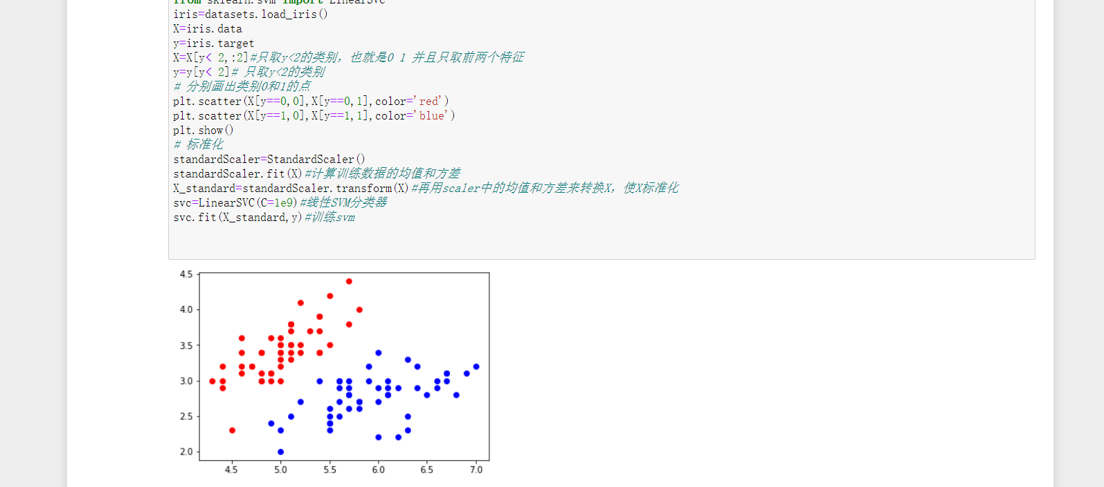 SVM算法_svm特征系数代码-CSDN博客