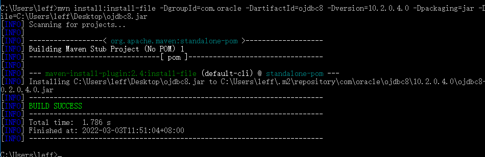 maven中引入oracle驱动报错Could not find artifact com.oracle:ojdbc8:pom:10.2.0.4.0 in alimaven解决方法_pom ...