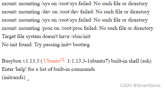 Ubuntu14.04.6“No init found. Try passing init= bootarg“解决方案_no init found try passing init-CSDN博客