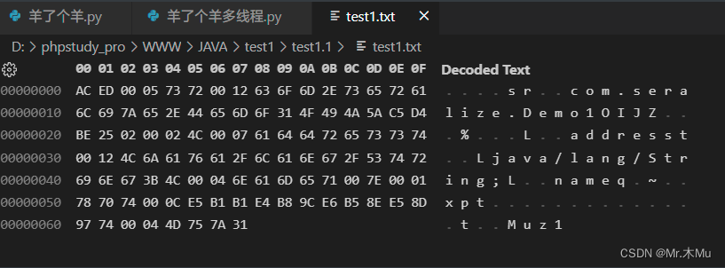 [java安全]-序列化反序列化_byte数组序列化成对象-CSDN博客