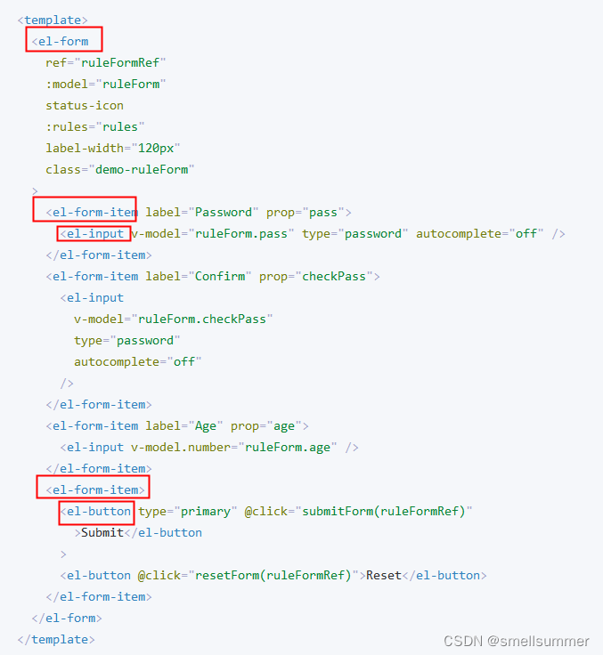 vite基础学习笔记：6.Element使用（Form表单）-登录界面_vite form-CSDN博客