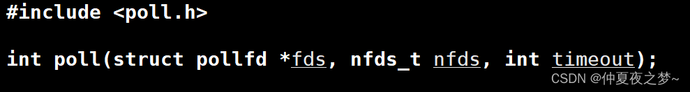 IO多路转接 —— 认识 poll 函数_pollfd 结构体类型-CSDN博客
