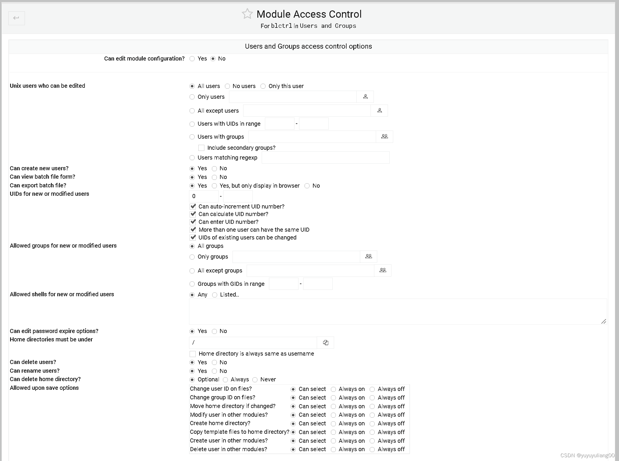 Webmin -- Users和Groups_webmin username-CSDN博客