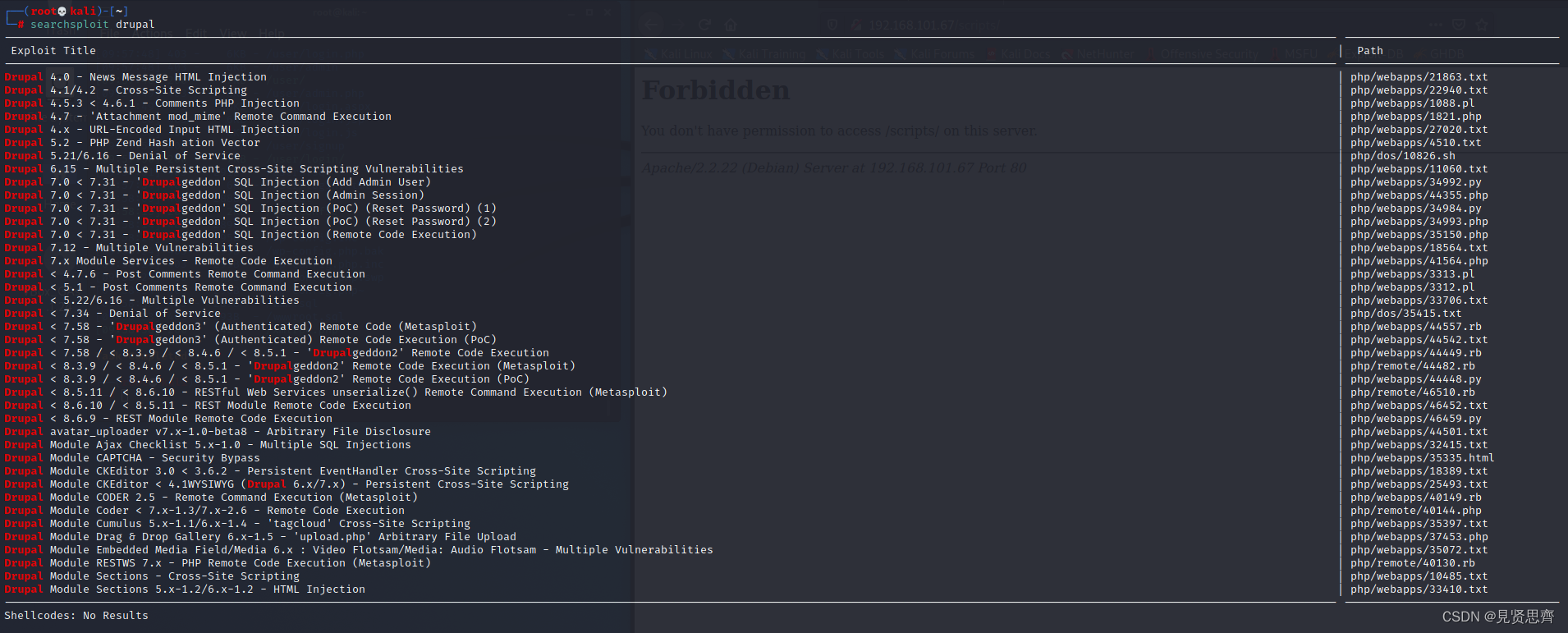 DC-1靶场渗透测试实验整理_靶机渗透测试实验报告-CSDN博客
