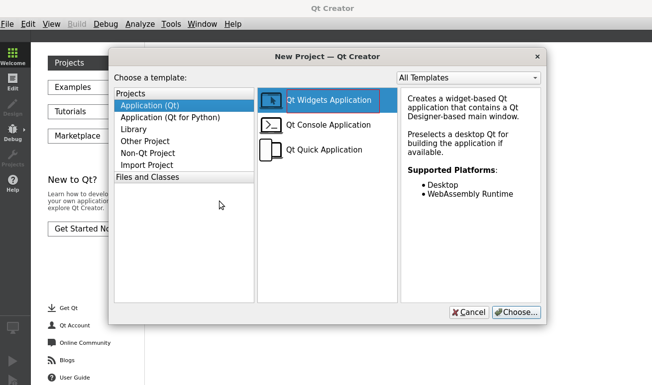 Qt Creator新建项目时停留在reading project状态的问题。_编程语言-CSDN问答
