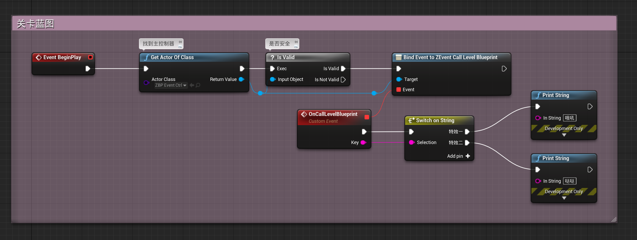 ue4 unreal 关于如何安全调用关卡蓝图的函数 actor调用关卡蓝图 actor call level blueprint_ue关卡 ...