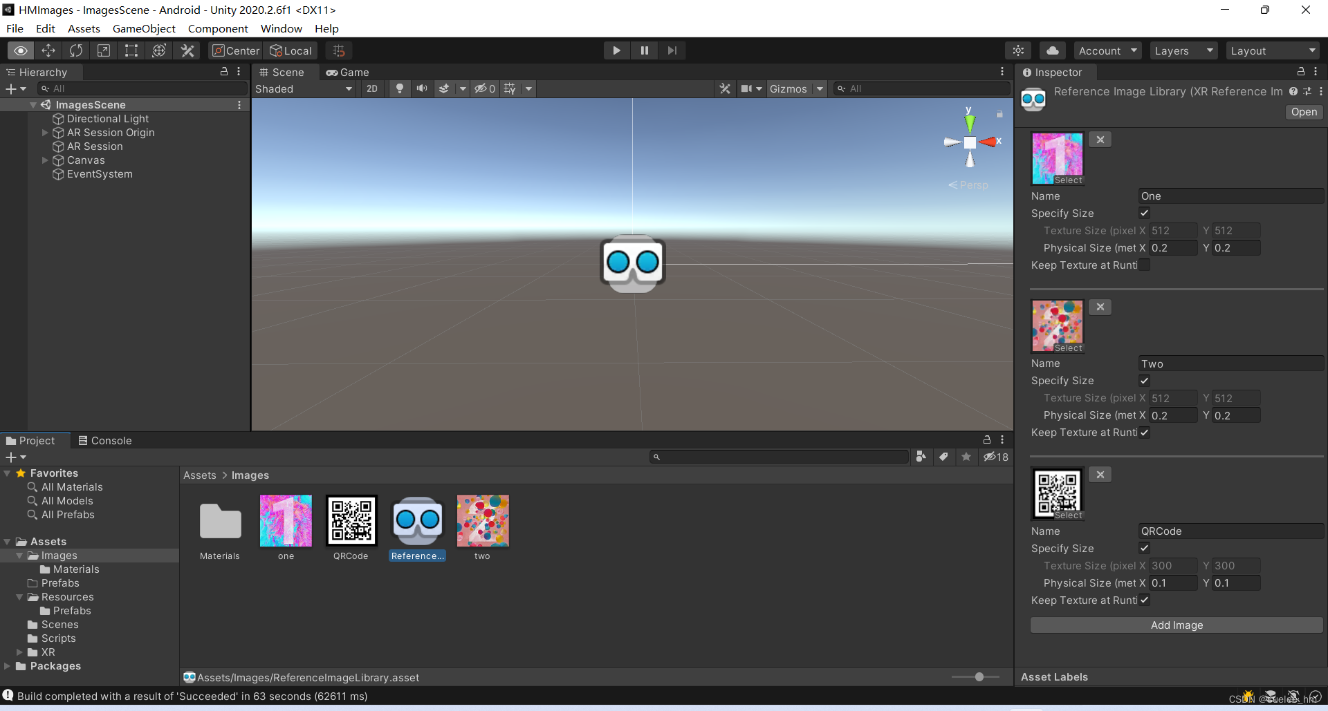 ARFoundation从零开始5-AR图像跟踪_arfoundation图像跟踪预置位置-CSDN博客
