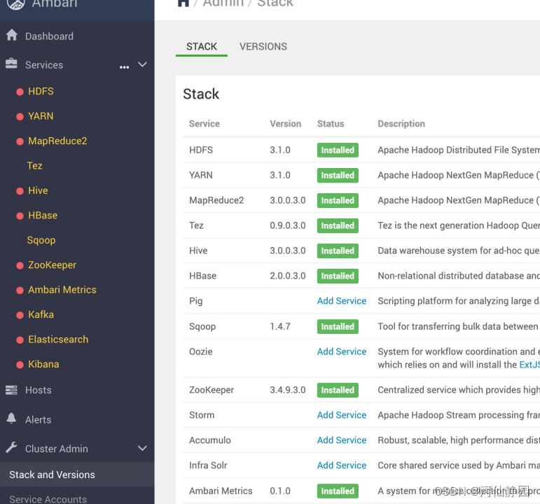 【Ambari报错】进入Ambari页面报错“500 status code received on GET method for API:/api/v1/clusters/HDPSKY ...