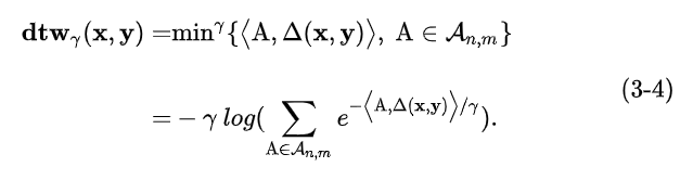 机器学习笔记 soft-DTW（论文笔记 A differentiable loss function for time-series）-CSDN博客