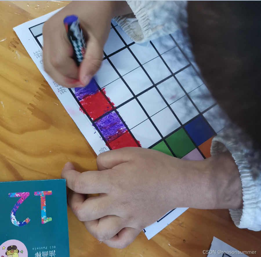 【教学类-19-04】202310《ABAB式-规律排序涂色-A4竖版2份》（中班)_根据颜色规律涂色 格子-CSDN博客