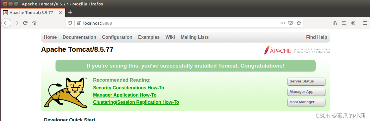 Ubuntu18.04安装配置Tomcat_ubuntu 18.04 离线安装 tomcat-CSDN博客