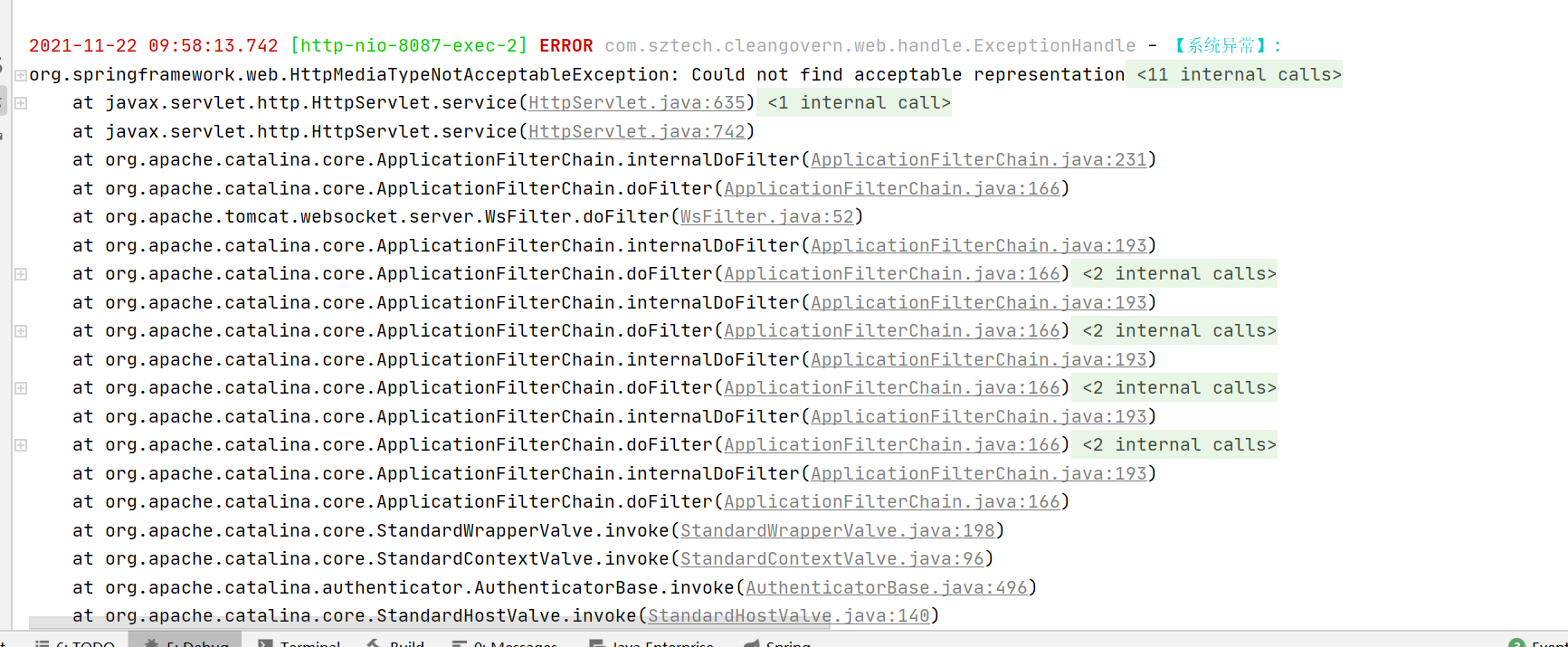 解决下载文件时报：Could not find acceptable representation-CSDN博客