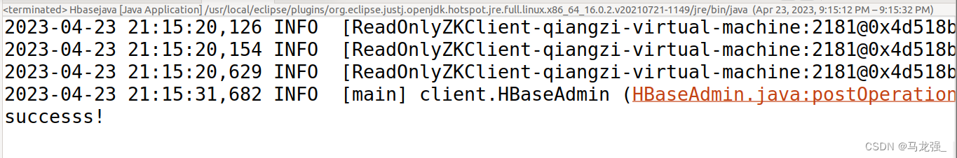Java API对HBase中数据库表进行操作_java api操作hbase-CSDN博客