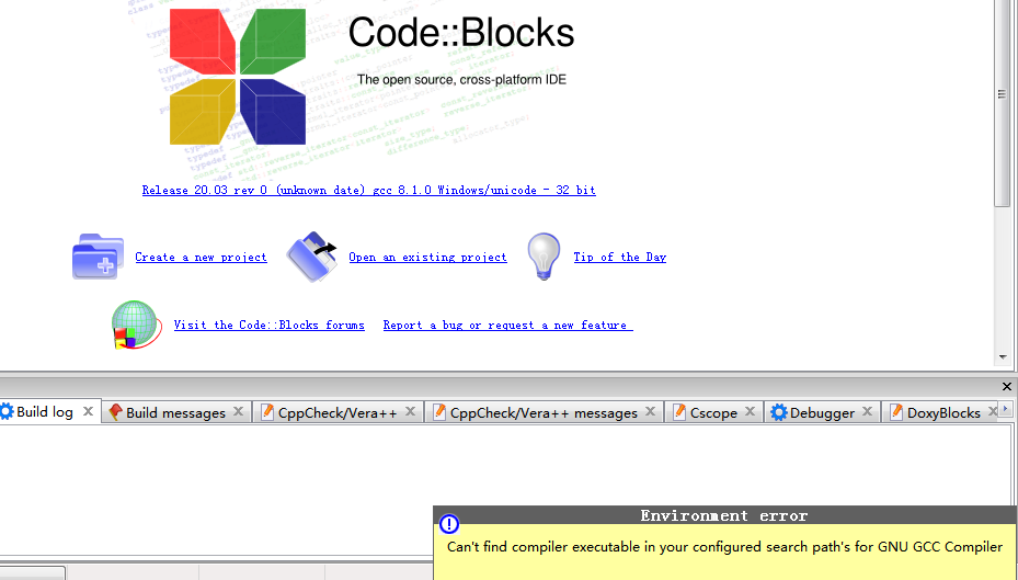 安装目录没有MinGW文件夹的解决方案_codeblocks找不到编译器mingw-CSDN博客