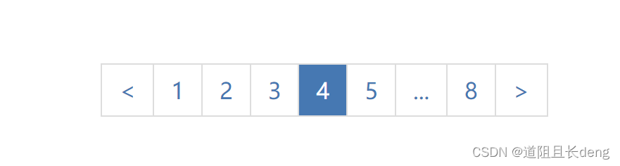 Js原型jquery实现页码过多时显示省略号的分页器组件css 页码太多省略 Csdn博客