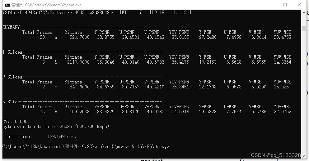【HEVC/HM 实验】纯 I 帧编码和 I、P、B帧编码的区别_hevc码率控制中判断该帧是i、p、b帧的代码-CSDN博客