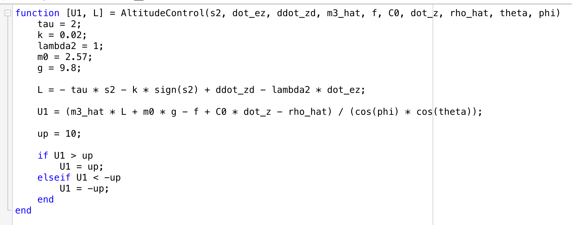 滑模控制在四旋翼上的应用举例（内含公式手推、simulink框图连接、代码编写）_滑模控制 backstepping-CSDN博客