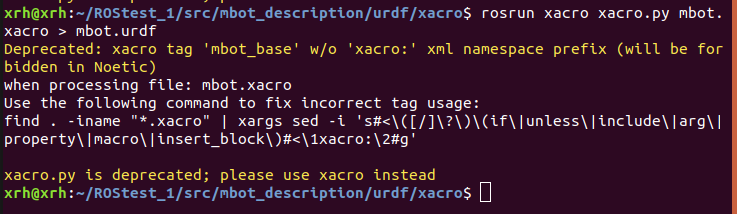 ROS学习-10 有了xacro文件的两种使用方式_rosrun xacro xacro-CSDN博客