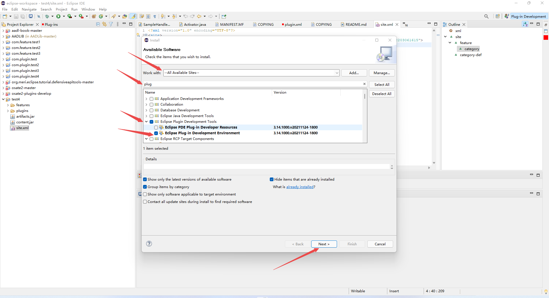 【OSATE学习笔记】插件开发入门-CSDN博客