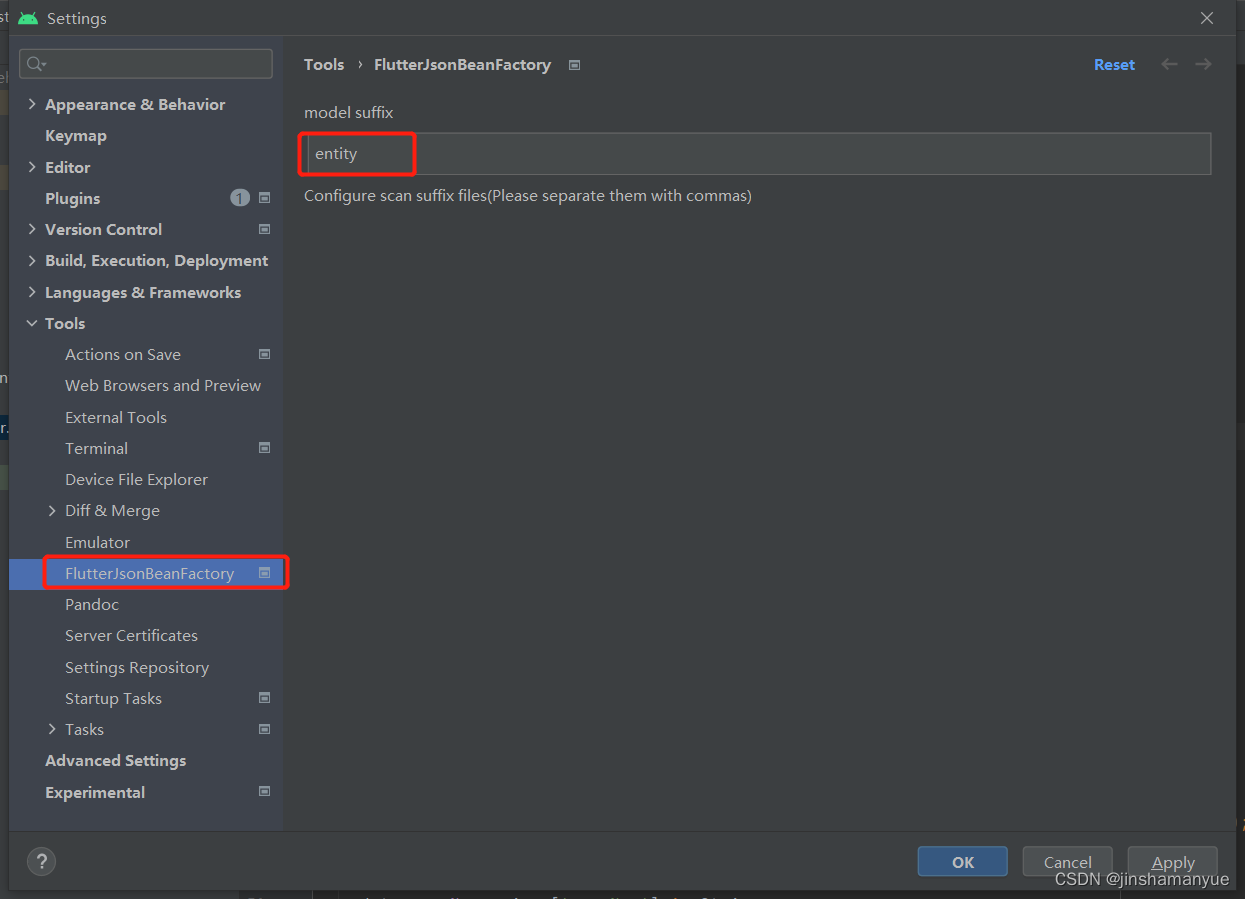 Android Studio 中使用 FlutterJsonBeanFactory-CSDN博客