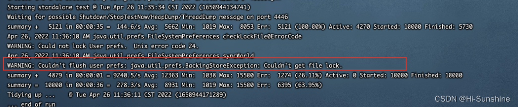 Couldn‘t flush user prefs: java.util.prefs.BackingStoreException: Couldn‘t get file lock_couldn ...