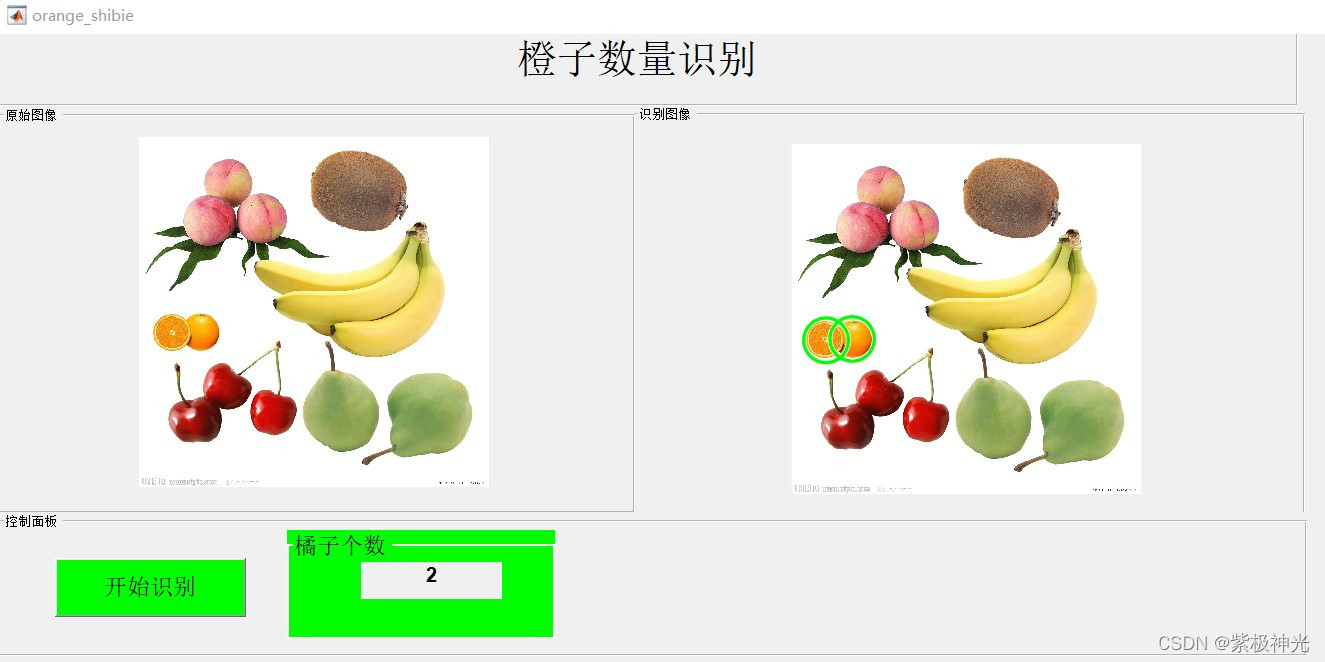 【水果识别】基于matlab Gui橙子数量识别【含matlab源码 1821期】海神之光的博客 Csdn博客matlab水果识别