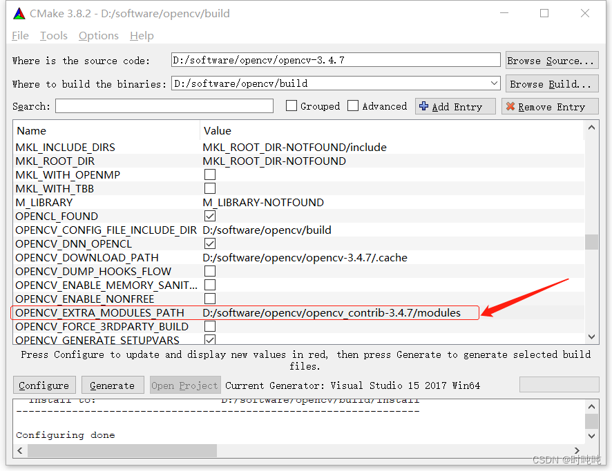 win64+vs2017+cmake编译opencv3.4.7-CSDN博客