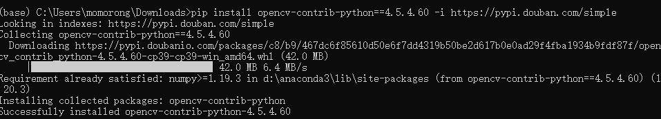 【Anaconda】安装OpenCV_linux conda安装opencv,python3.9.7对应的版本-CSDN博客