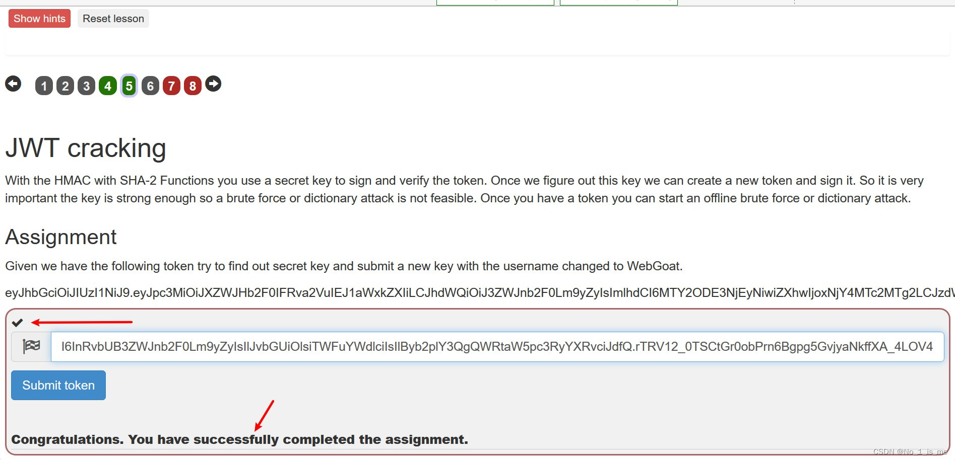 WebGoat靶场JWT tokens四五关通关教程（JWT token安全）_webgoat jwt tokens-CSDN博客