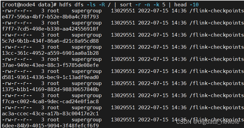 清理hdfs上flink程序残留的文件_flink io.tmp.dirs 清理-CSDN博客