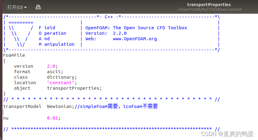 elbow算例从采用simpleFoam计算设置详解_simplefoam 算层流-CSDN博客