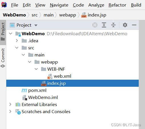 【Maven项目】web项目里的webapp中没有小蓝点的解决措施_webapp没有小蓝点-CSDN博客