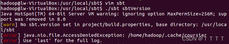 sbt安装出现的问题_sbt安装不成功但运行好几次了-CSDN博客