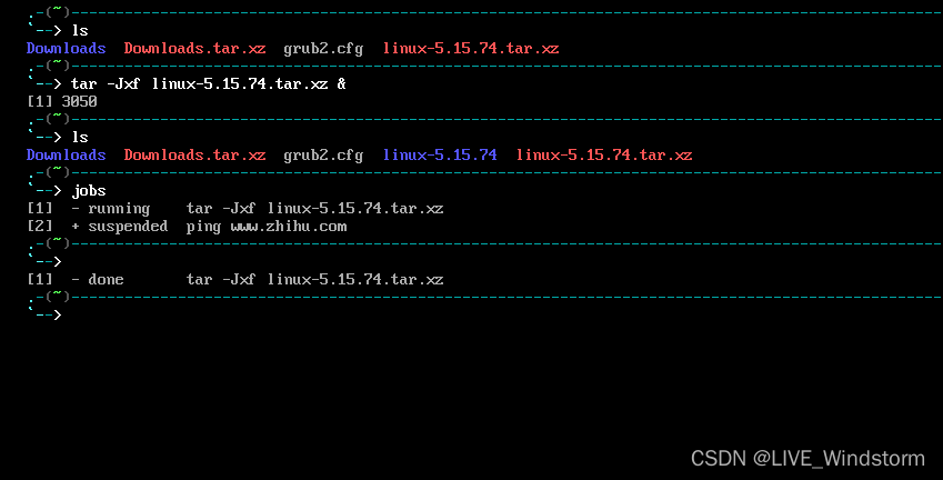 Linux任务管理。_linux前台任务暂停-CSDN博客