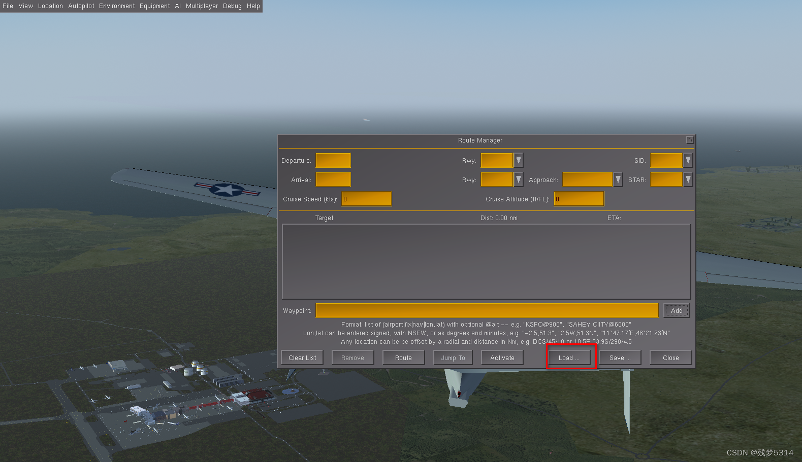 FlightGear如何加载飞行计划_flightgear地图加载不出来-CSDN博客
