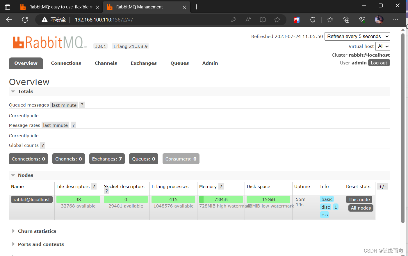 Rabittmq安装教程（Linux版）_rabbitmq 安装 linux-CSDN博客