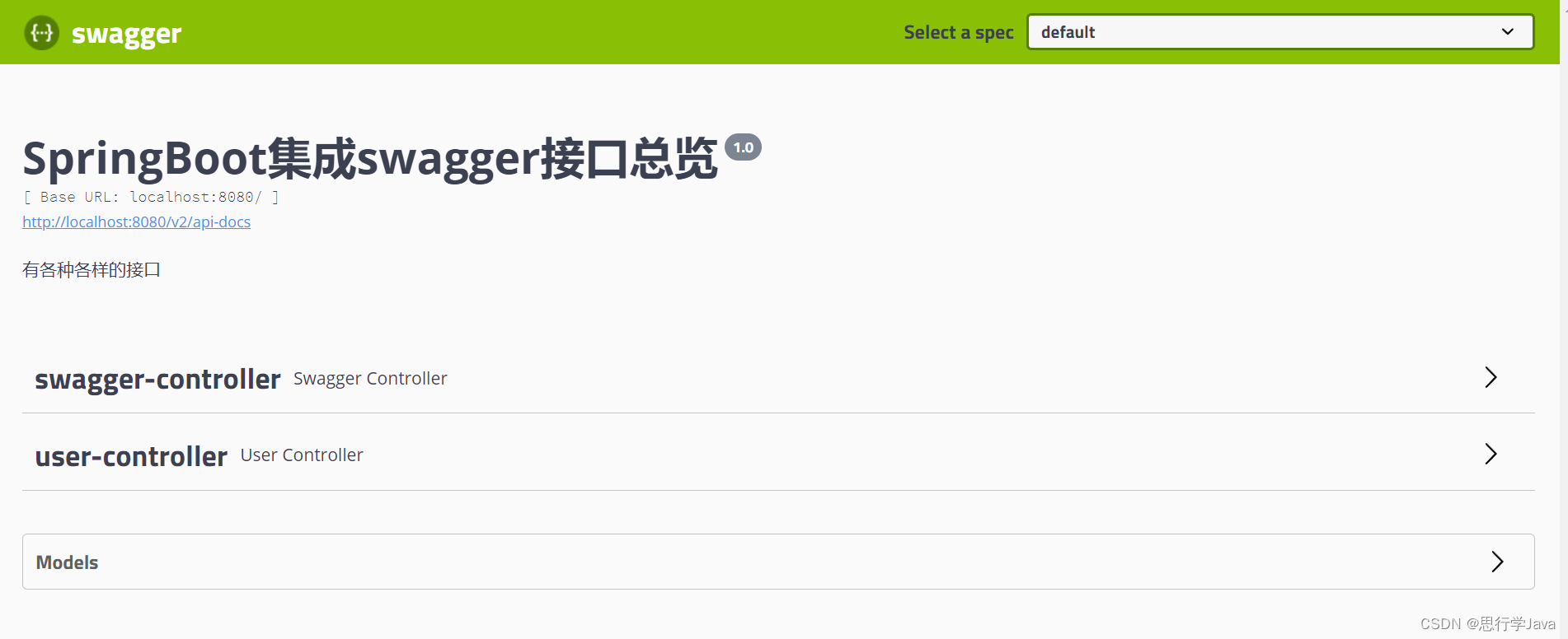 Swagger在springboot中的配置和使用springboot配置swagger Csdn博客