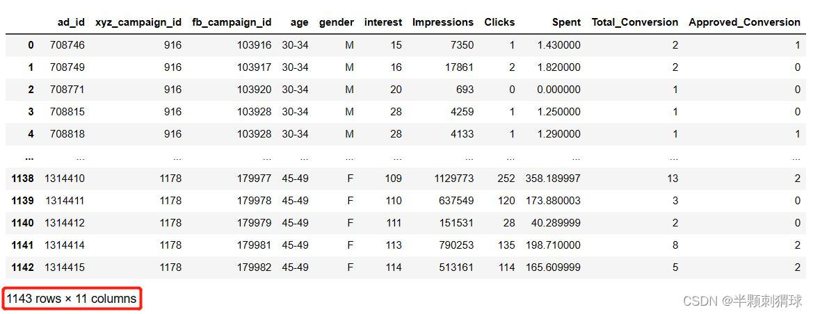 基于Python分析Facebook广告投放数据_广告数据分析python-CSDN博客