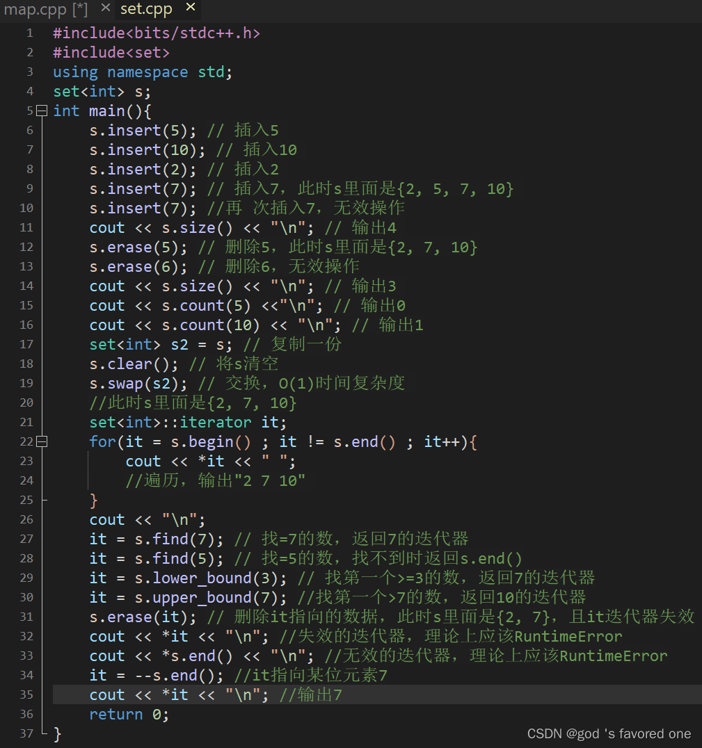 Map和set的定义与应用set定义map Csdn博客