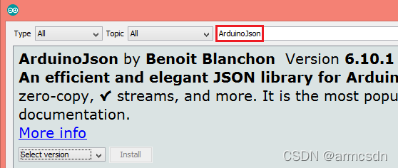 Esp32 Arduinojson V6:序列化 Jsonarduino Serializejson Csdn博客
