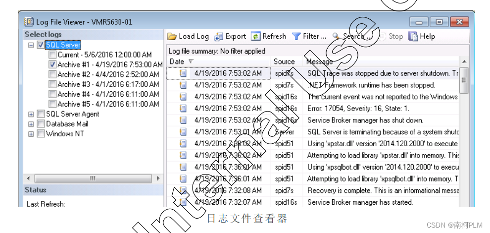 SQL Server 日志文件查看器_sql server 日志查看工具-CSDN博客