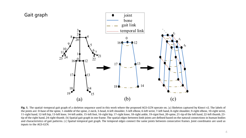 论文阅读 Skeleton-based abnormal gait recognition with spatio-temporal ...