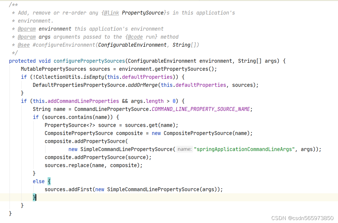 SpringBoot源码 | prepareEnvironment方法解析_this.prepareenvironment(listeners, bootstrapcontex-CSDN博客