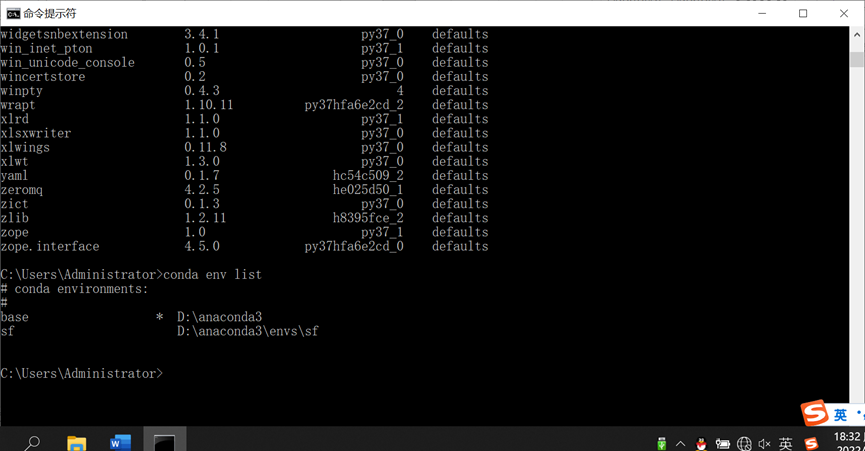 conda找不到当前虚拟环境的numpy_conda env list只有base-CSDN博客