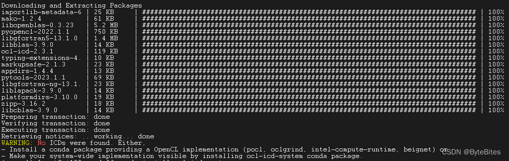 linux下通过conda安装pyopencl环境_linux安装opencl-CSDN博客
