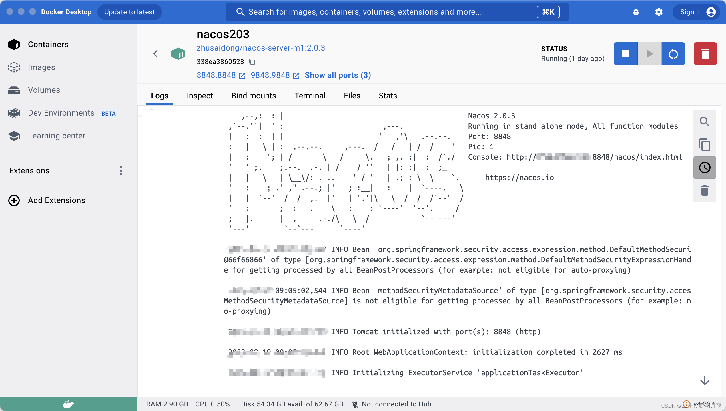 Mac m1/m2 部署Nacos2.0.3_macm2 用nacos2.0版本的问题-CSDN博客